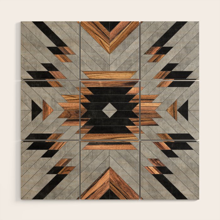 aztec wall art patterns