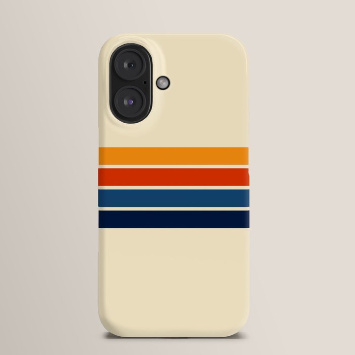Classic Retro Stripes iPhone Case by AlphaOmega Society6