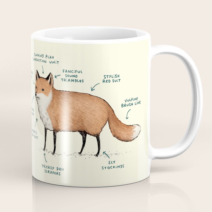 fox shaped mug