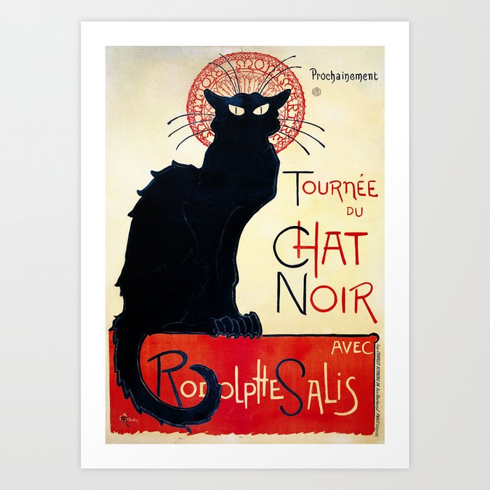 Vintage French Cat Posters
