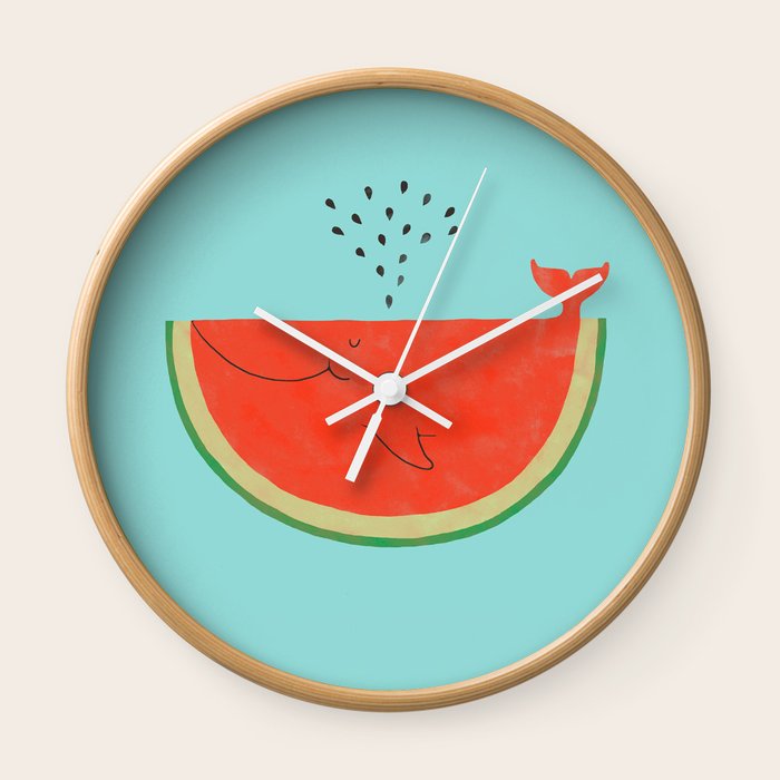 Don't let the seed stop you from enjoying the watermelon Wall Clock by ...