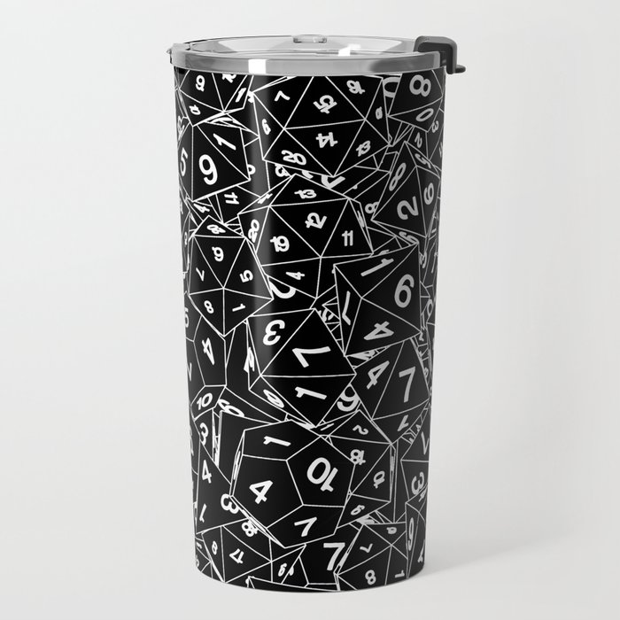 Dungeon Master RPG Gamer Dice Travel Mug by grandeduc | Society6