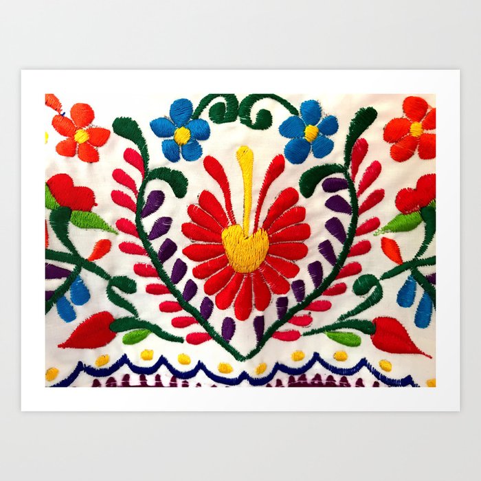mexican flower patterns