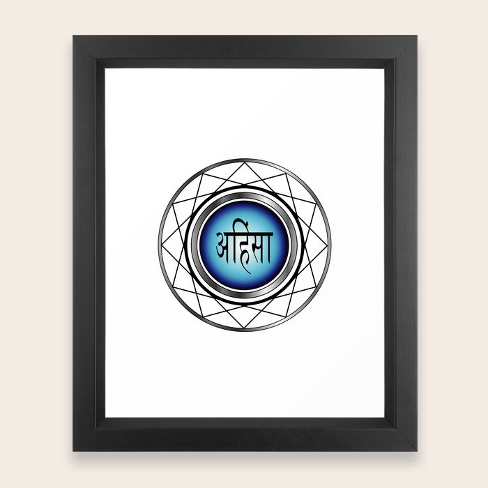 Ahimsa Sanskrit Symbol
