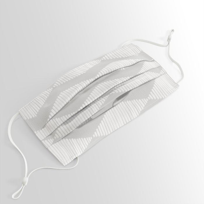 Acoustic Waves Gray Face Mask by CoastL Studio | Society6