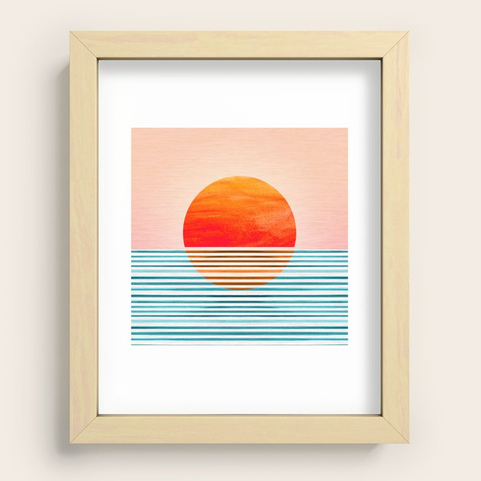 abstract sunset
