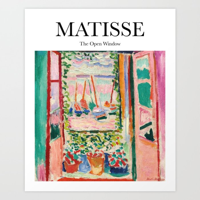 open window framed art