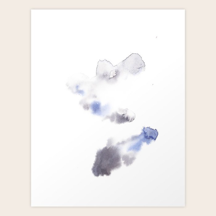 Simple Abstract Watercolor Art