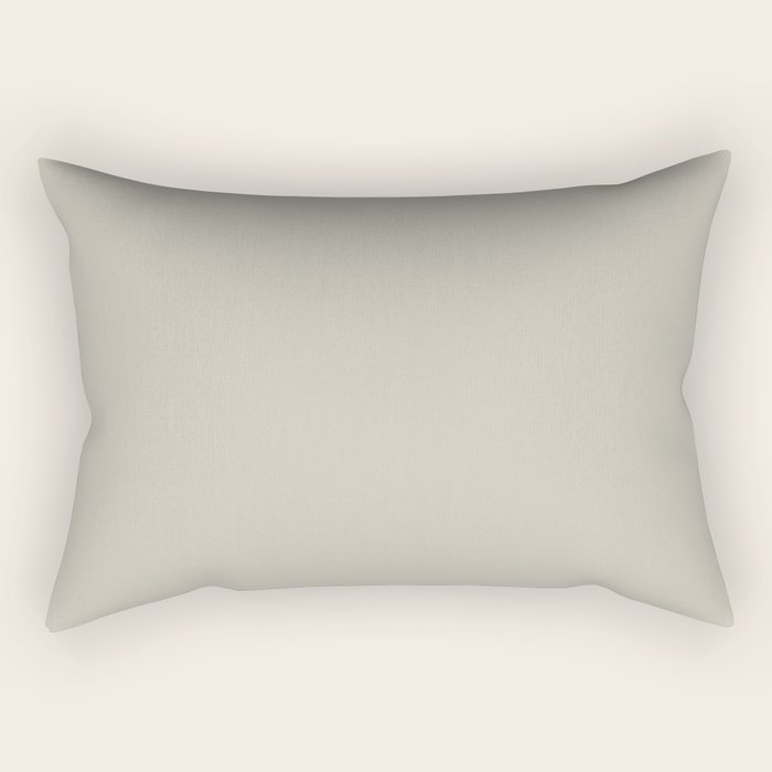 light grey rectangle cushion