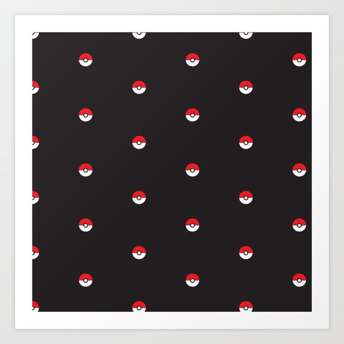 Pokeball Pattern Background