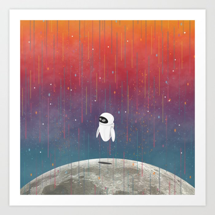 Painting Of Moon Landing