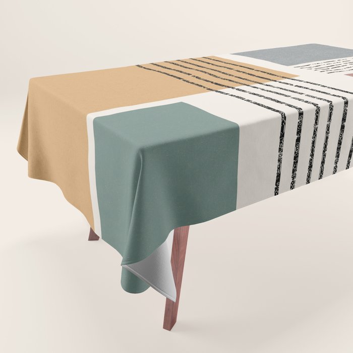Modern Geo Design Tablecloth by Sheila Wenzel Ganny | Society6