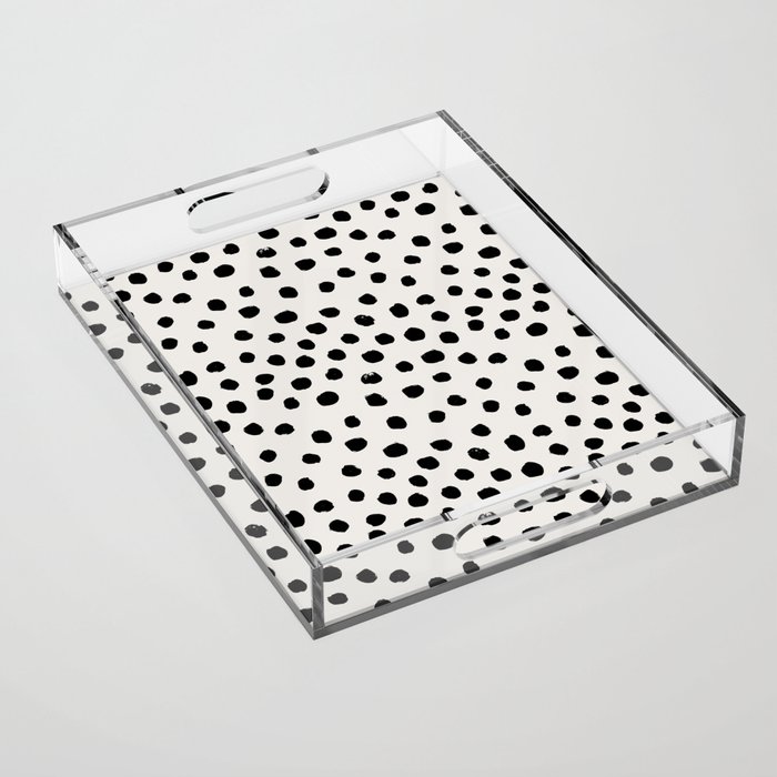 polka dot tray