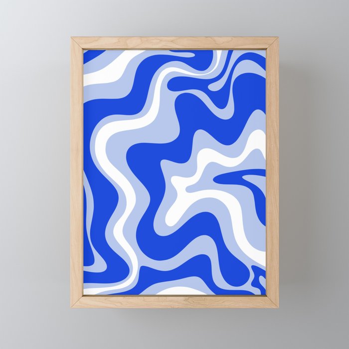 blue abstract print
