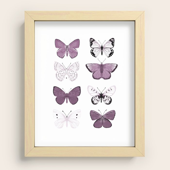 Purple Butterfly Frame