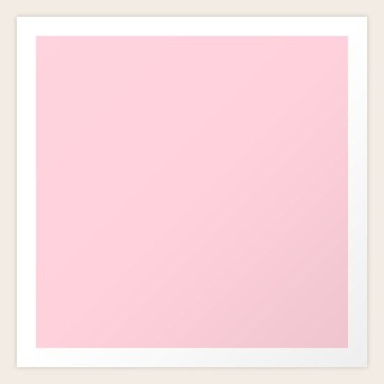 Light Soft Pastel Pink Solid Color Art Print by PodArtist | Society6