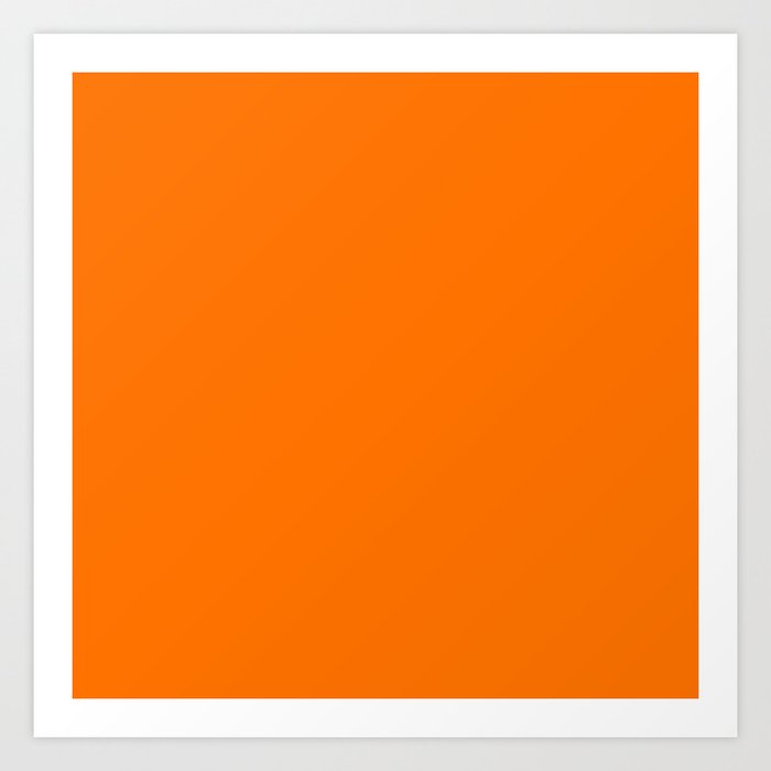 Bright Neon Orange Color
