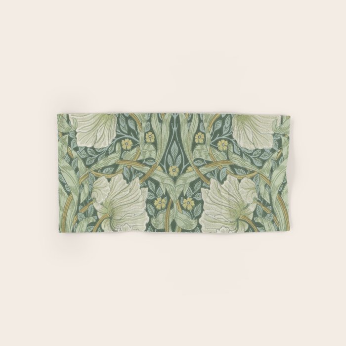 mint green patterned towels