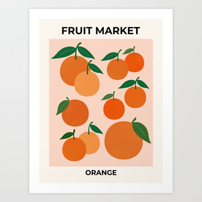 oranges print
