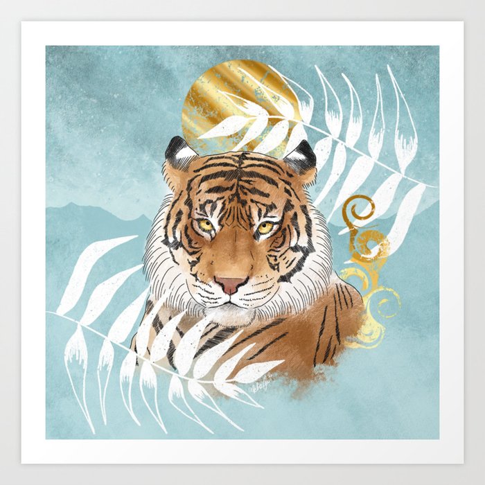 Tiger Word Art
