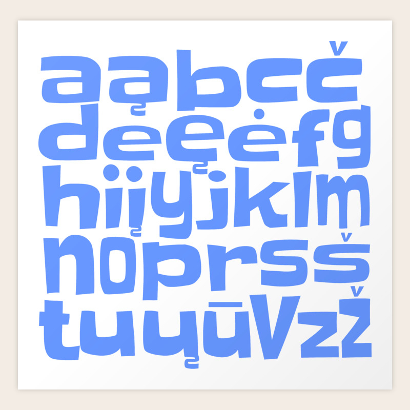 Lithuanian Alphabet