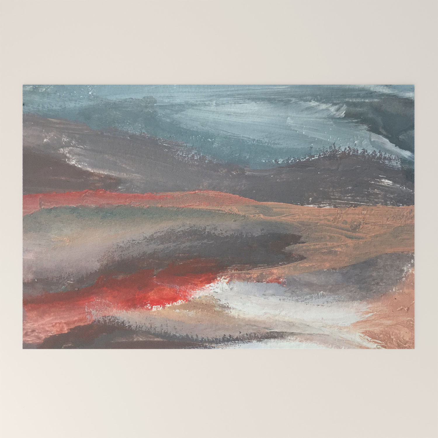 Art & Collectibles Painting Original Acrylic Painting Warm Welcome etna ...