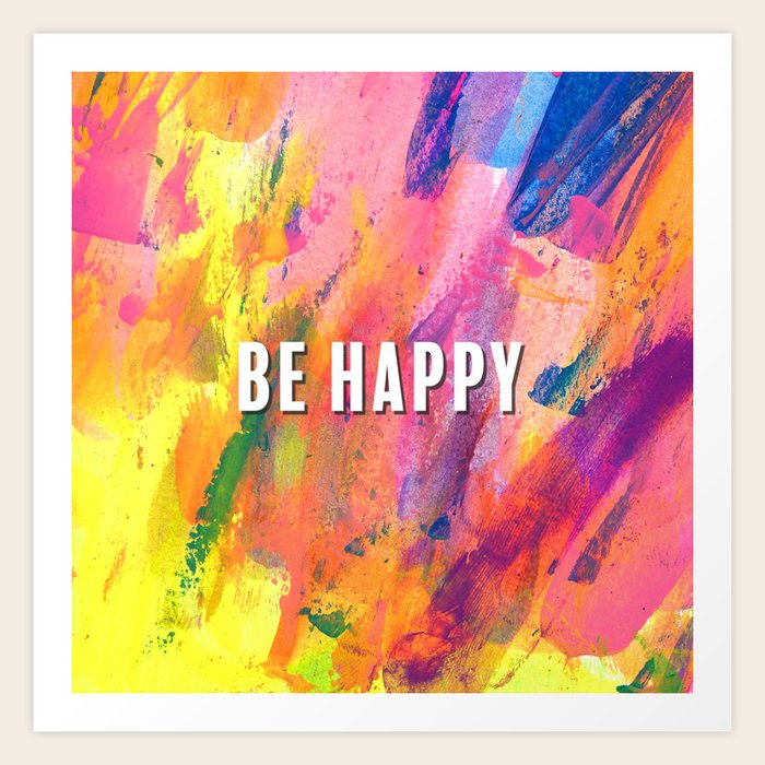 Happy Abstract Art