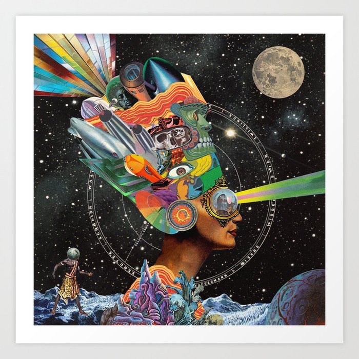 Astral Projection Art Print by Manzel | Society6 Astral Projection Art Print by Manzel | Society6