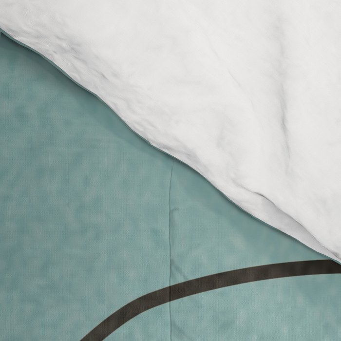 abstract face bedding