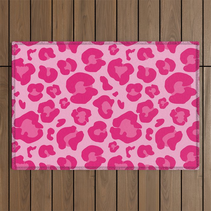 leopard print pattern pink