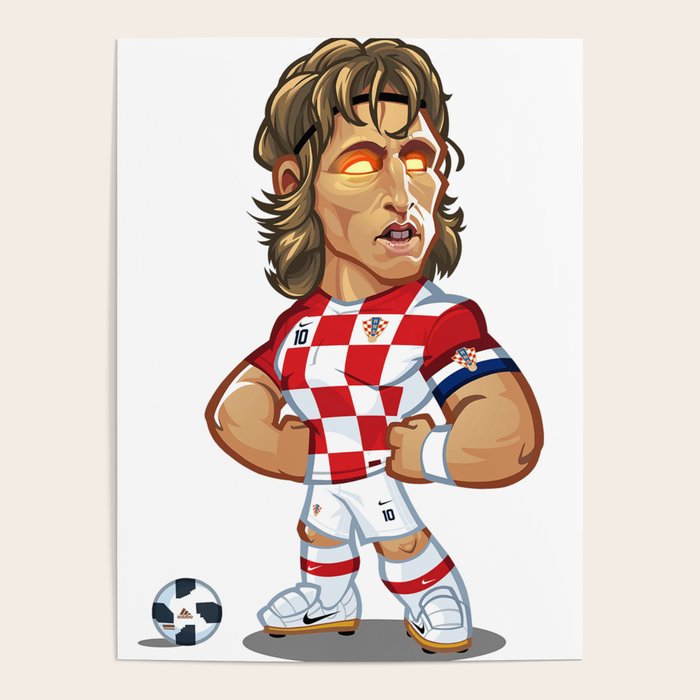 Luka Modric Poster by muhtara | Society6
