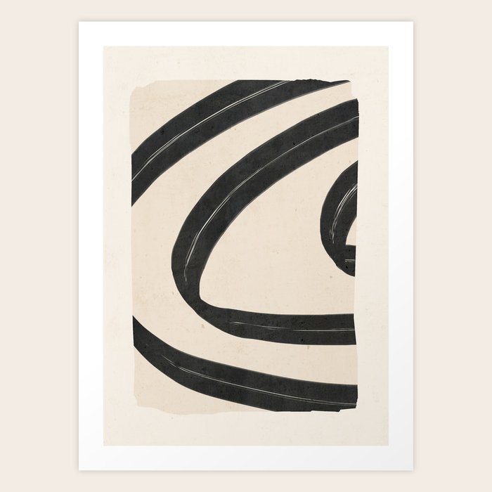 Minimal Abstract Art 17 Art Print by ThingDesign | Society6