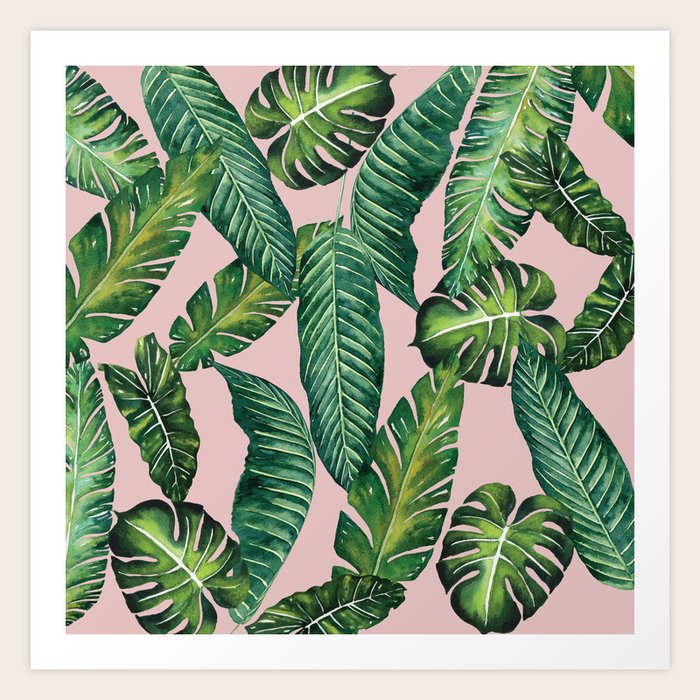 jungle leaf print