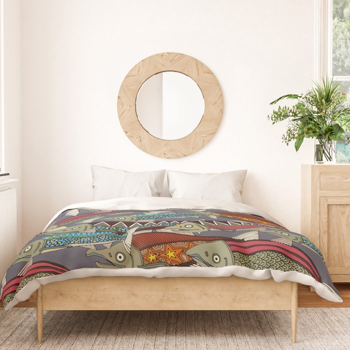 salmon bedding