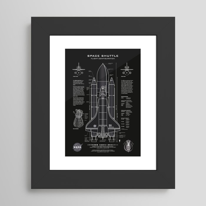 space shuttle blueprint