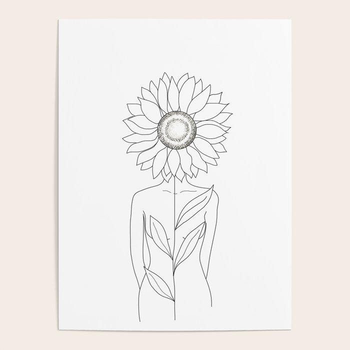 line drawing posters