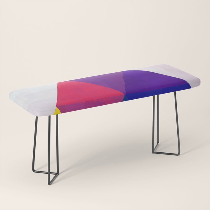 Wassily Kandinsky Color Triangle Bench by Jon Baran | Society6