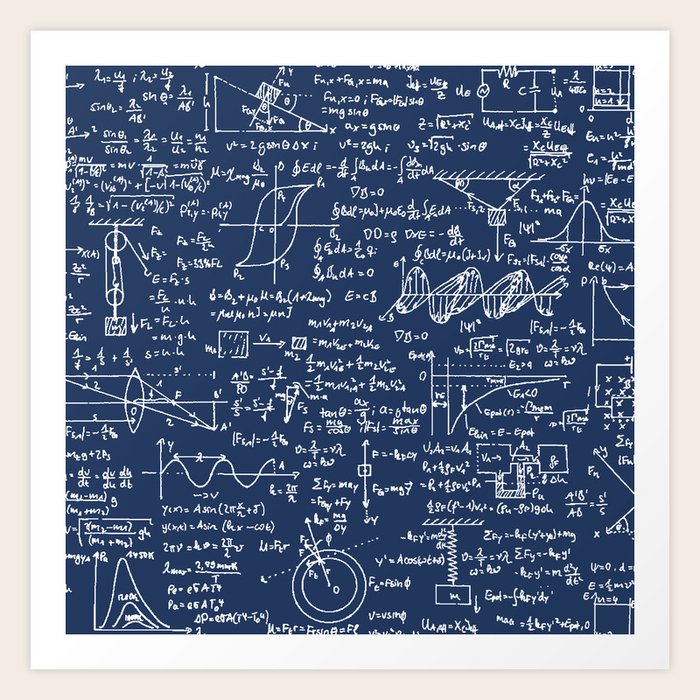 physics equations background