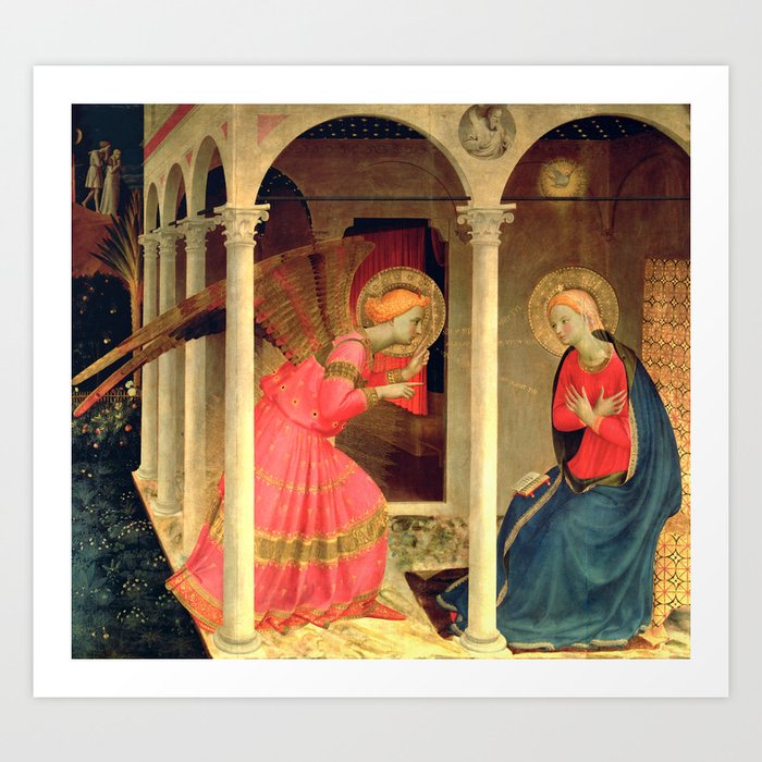 The Annunciation Painting Fra Angelico