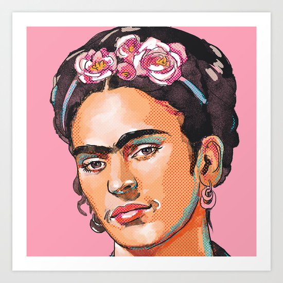 Frida Kahlo Feminist Icon Art Print By Cori Redford Society6