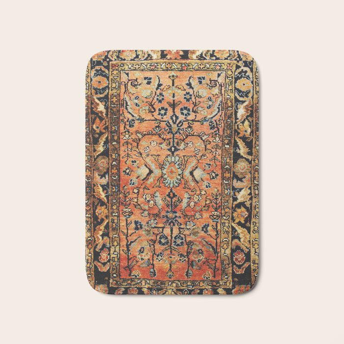 oriental pattern bath mat