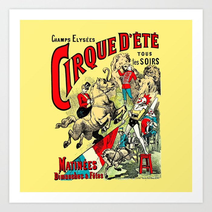 French Circus Posters