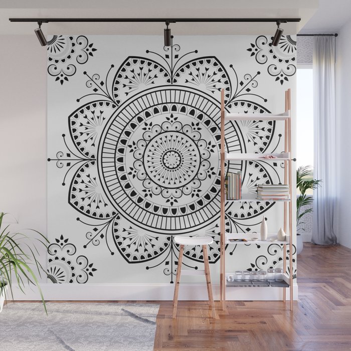 Mandala Wall Mural By Famenxt Society6