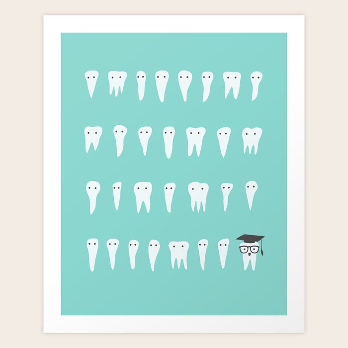 wisdom tooth drawing