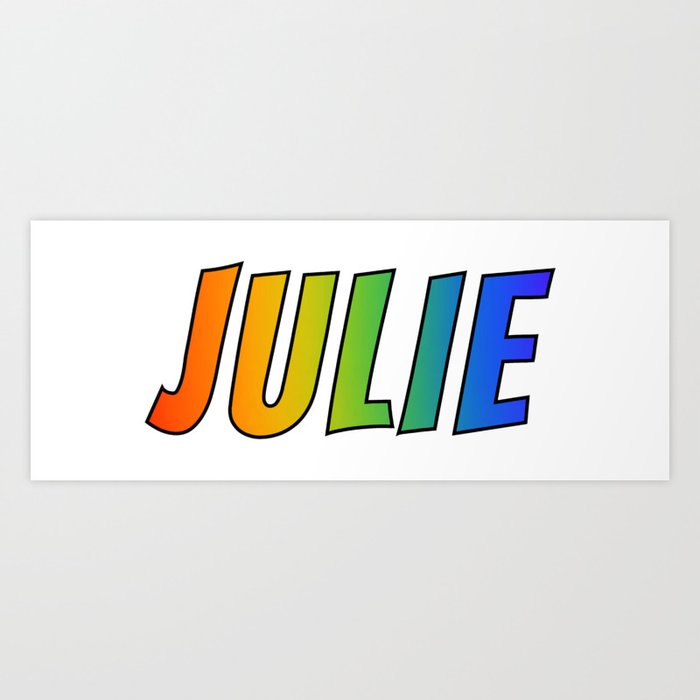 Julie Name Design