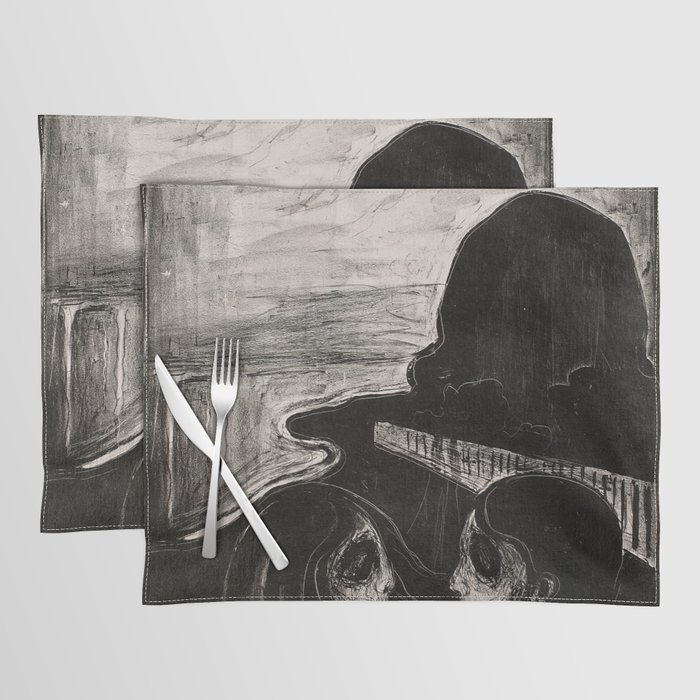 Attraction I - Edvard Munch Placemat by walltowall | Society6