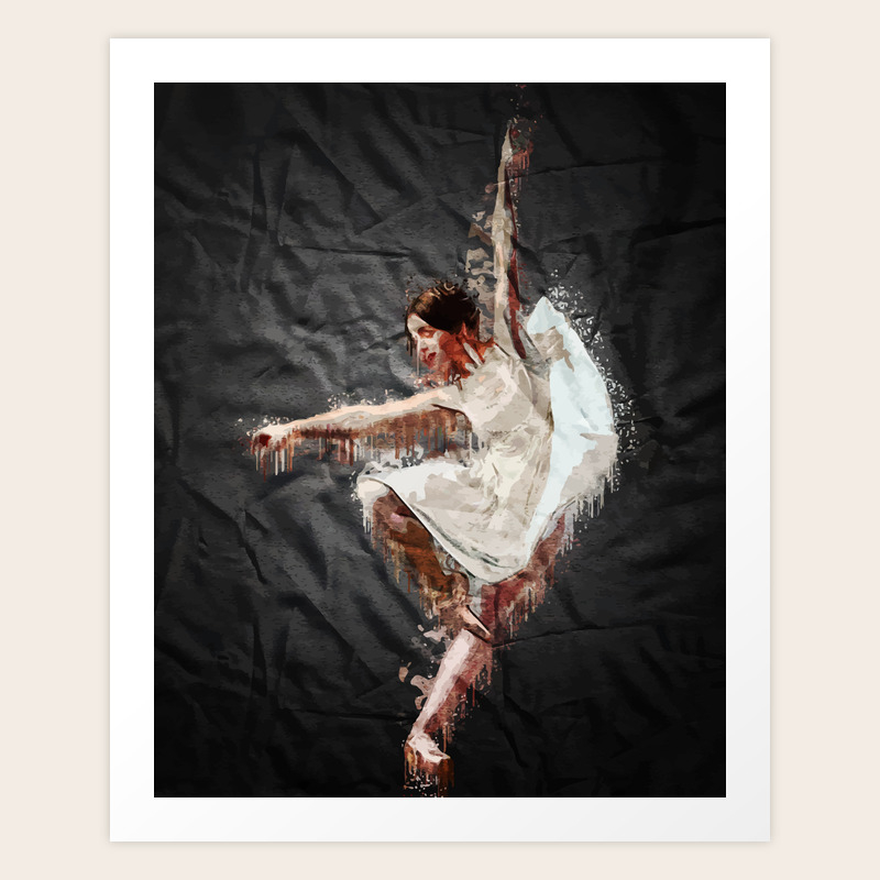 Abstract Paintings Of Ballet Dancers