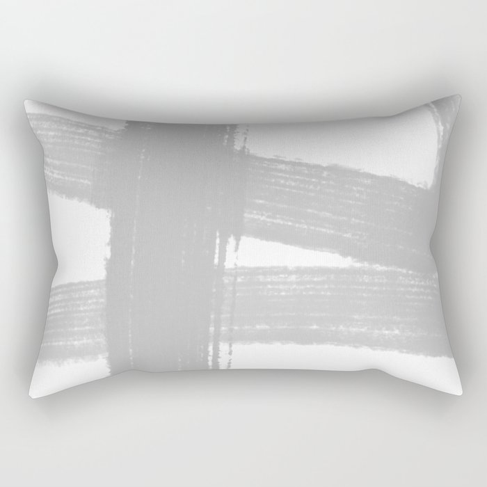 light grey rectangle cushion