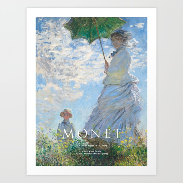 Monet Woman With A Parasol