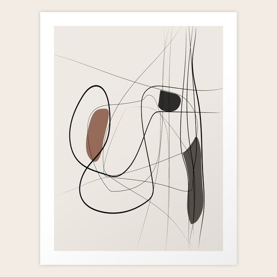 Abstract Line Drawings Color